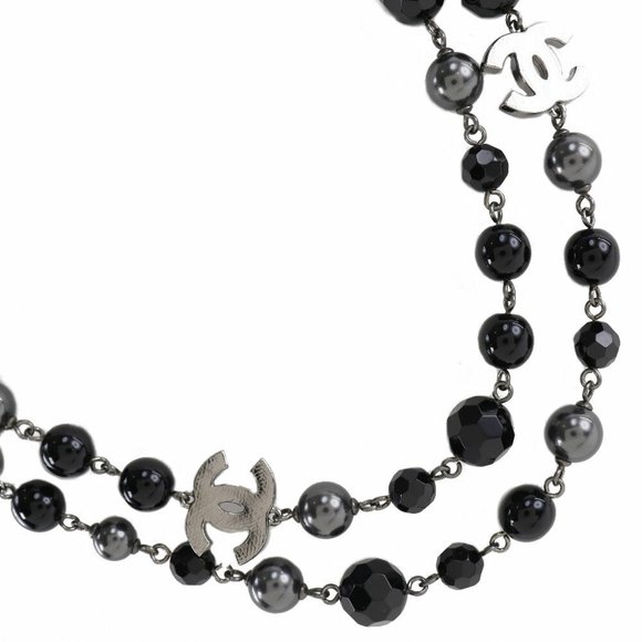 CHANEL | Jewelry | Chanel Chanel Long 2 Consecutive Coco Mark Fake ...